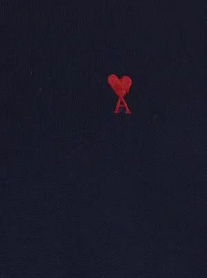 AMI Paris Blue Sweatshirt With De Coeur Logo On The Front In Cotton For - Multicolor