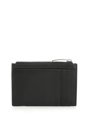 Bottega Veneta Woven Card Holder With Zip