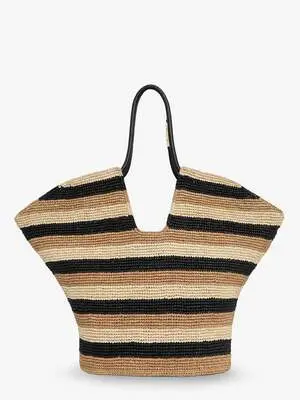 Zimmermann Golden Time Raffia Shoulder Bag - Multicolor