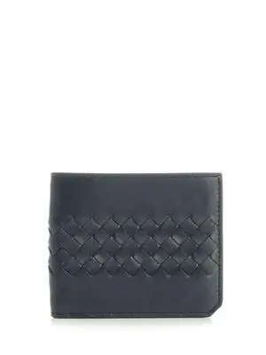 Bottega Veneta Intrecciato Small Wallet - Blue