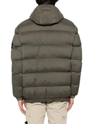 Stone Island Padded Down Jacket With Hood