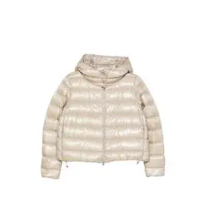 Herno Neutrals Jackets Puffer Jackets - Cream