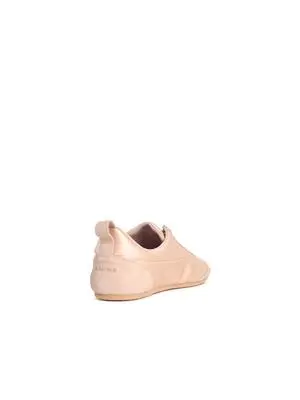 JIL SANDER Etage' Satin Sneakers With Rosé Suede Trim - Pink