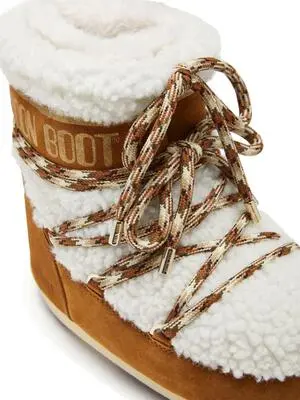 Moon Boot Shearling Lace-up Boots