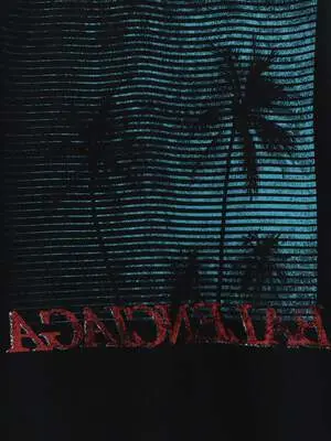 Balenciaga Cotton T-shirt With Front Print