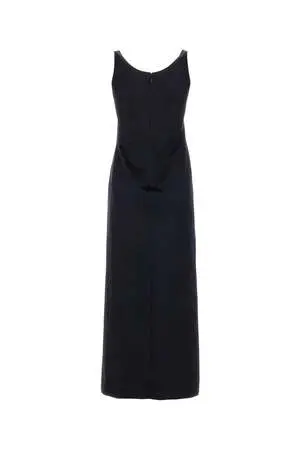 Fendi Midnight Satin Dress