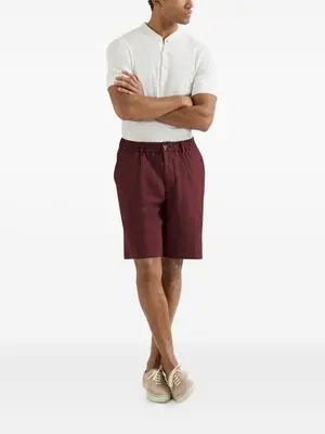 Brunello Cucinelli Linen Bermuda Shorts