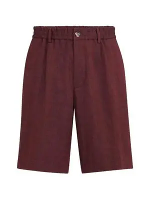 Brunello Cucinelli Linen Bermuda Shorts - Multicolor