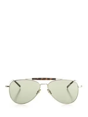 Saint Laurent Aviator Sunglasses - Gold