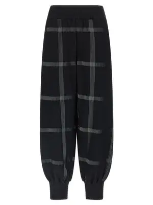 Issey Miyake Crossing Knit' Pants - Black