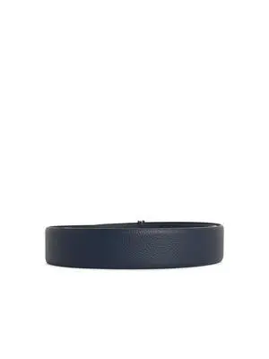 TOM FORD T Icon' Navy Leather Belt