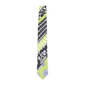 LANVIN Patchwork Silk Neck Ties - Multicolor