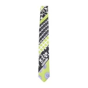 LANVIN Patchwork Silk Neck Ties - Multicolor
