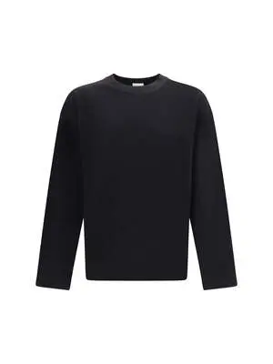Dries Van Noten Crewneck Long Sleeve T-shirt - Black