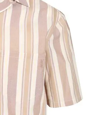 Saint Laurent Striped Cotton Shirt