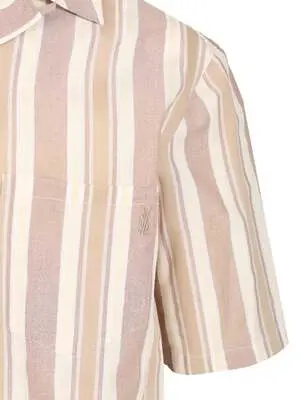 Saint Laurent Striped Cotton Shirt