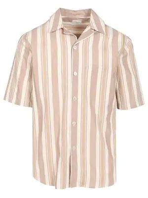 Saint Laurent Striped Cotton Shirt - Multicolor