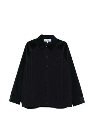 Loewe Knitted Cotton Overshirt - Multicolor