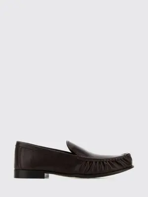 Miu Miu Leather Loafers - Brown