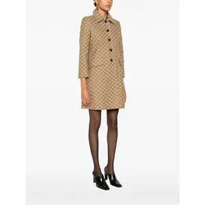 Gucci Neutrals Coats Single Breasted Coats