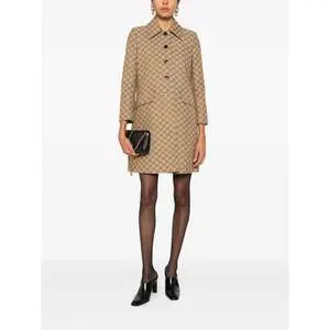 Gucci Neutrals Coats Single Breasted Coats