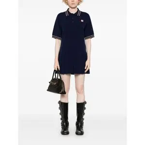 Miu Miu Short Pleated Polo Dress