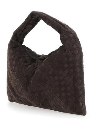 Bottega Veneta Leather Hop Shoulder Bag - Brown