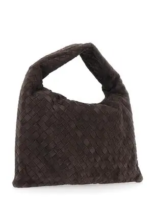 Bottega Veneta Leather Hop Shoulder Bag - Brown