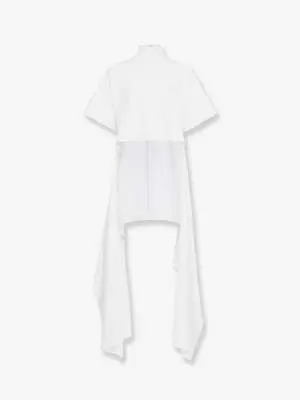 Alaïa Asym Cotton Blend T-shirt