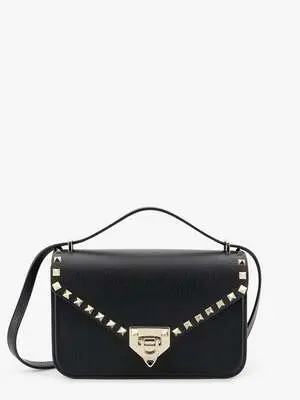 Valentino Garavani Rockstud Leather Crossbody Bag With Stud Detail - Multicolor