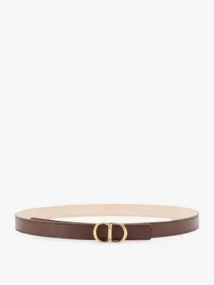 Dior Cd Icon Leather Belt - Multicolor