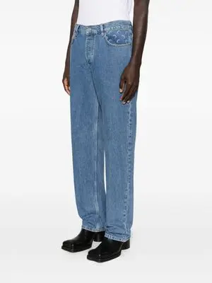 MARINE SERRE Straight Leg Denim Jeans
