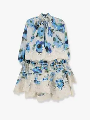 Zimmermann Alchemy Shirred Mini Dress - Multicolor