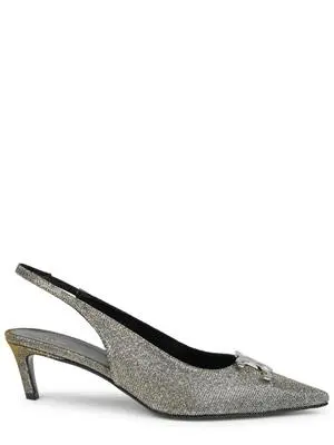 Celine Alma Triomphe Iridescend Slingback 50 - Silver