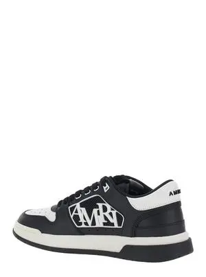 Amiri Leather And Fabric Low Top Sneakers - Multicolor