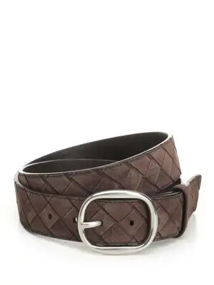 Bottega Veneta Intrecciato Belt - Brown