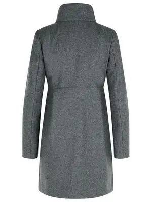 FAY Graphite Wool Blend Coat - Gray