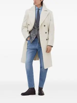 Brunello Cucinelli Cashmere Velvet Coat