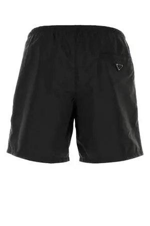 Prada Re-nylon Swimming Shorts - Black