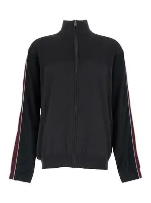 Balenciaga High-neck Cotton Zip-up Sweatshirt - Multicolor