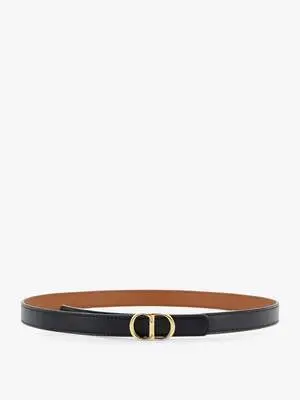 Dior Cd Icon Leather Belt - Multicolor