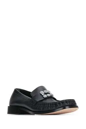 ROGER VIVIER Viv Moc Strass Loafer 25