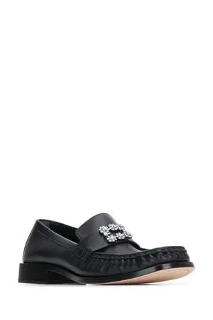 ROGER VIVIER Viv Moc Strass Loafer 25