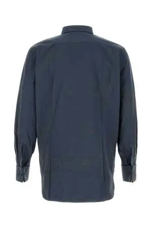 Prada Navy Blu Poplin Shirt