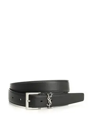 Saint Laurent Cassandre Vadim Belt - Black