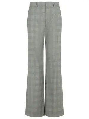 Sportmax Batun' Beige Virgin Wool Pants - Gray