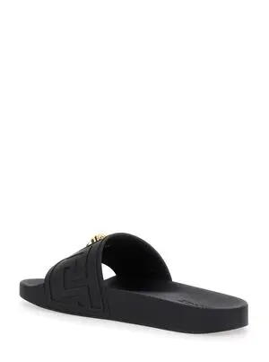Versace Medusa Slide Sandals - Multicolor