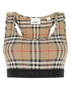 Burberry Printed Stretch Nylon Top - Multicolor