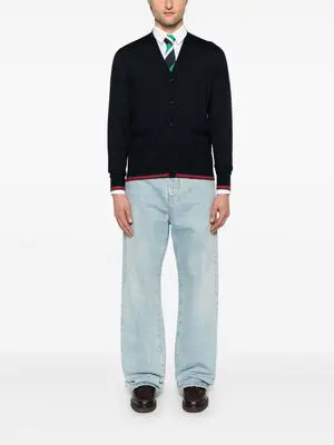 Gucci Web Detail Wool Cardigan