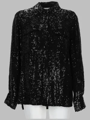 P.a.r.o.s.h Camicia Gadget Con Paillettes - Black